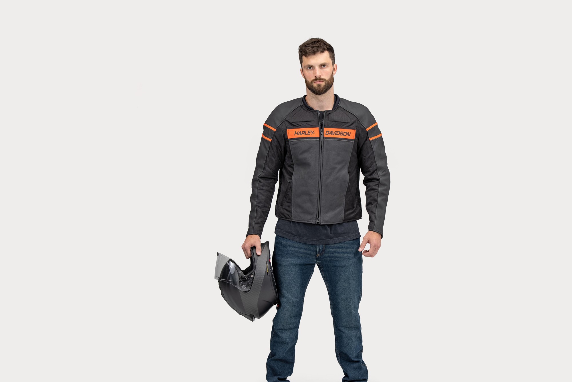 Chaqueta Hombre Harley-Davidson® Men H-D Brawler Leather Jacket – CE ...