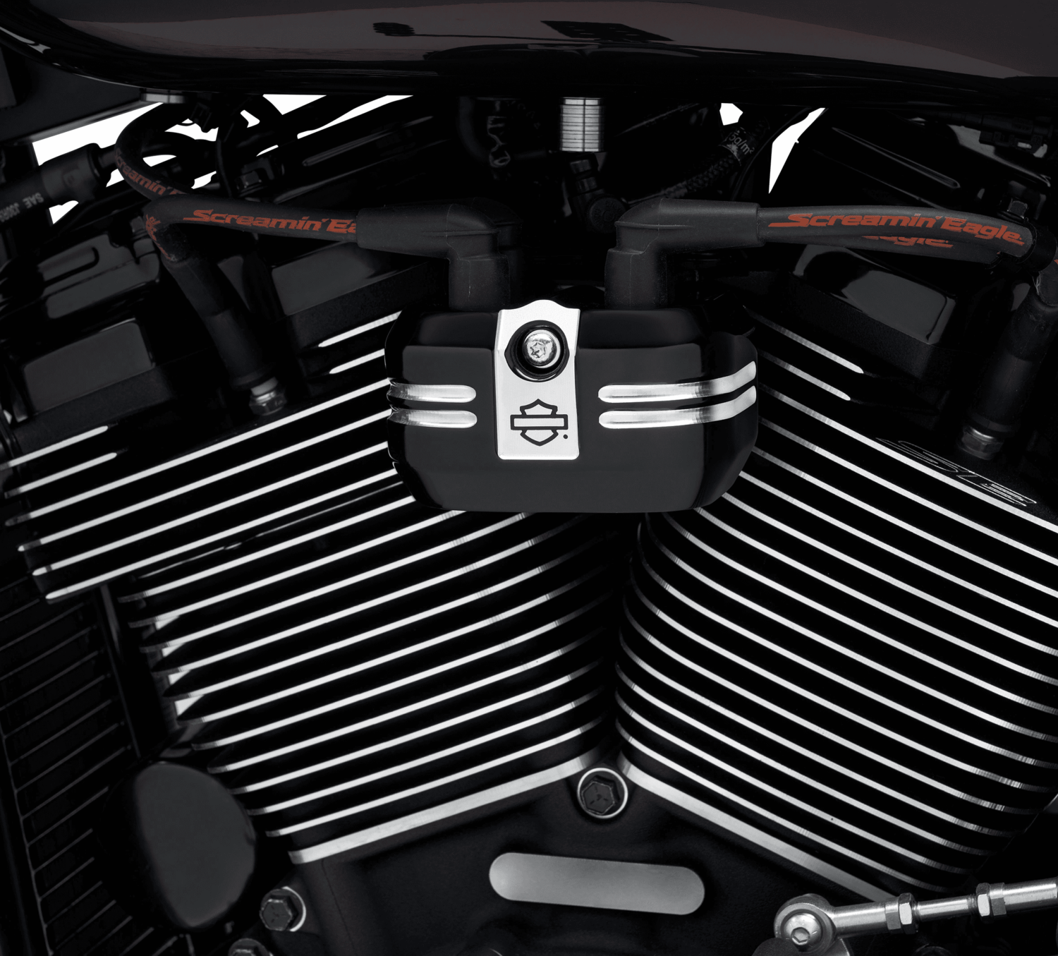 Tapa Embellecedor de Bobina Harley-Davidson® Negro Mecanizado – Softail ...