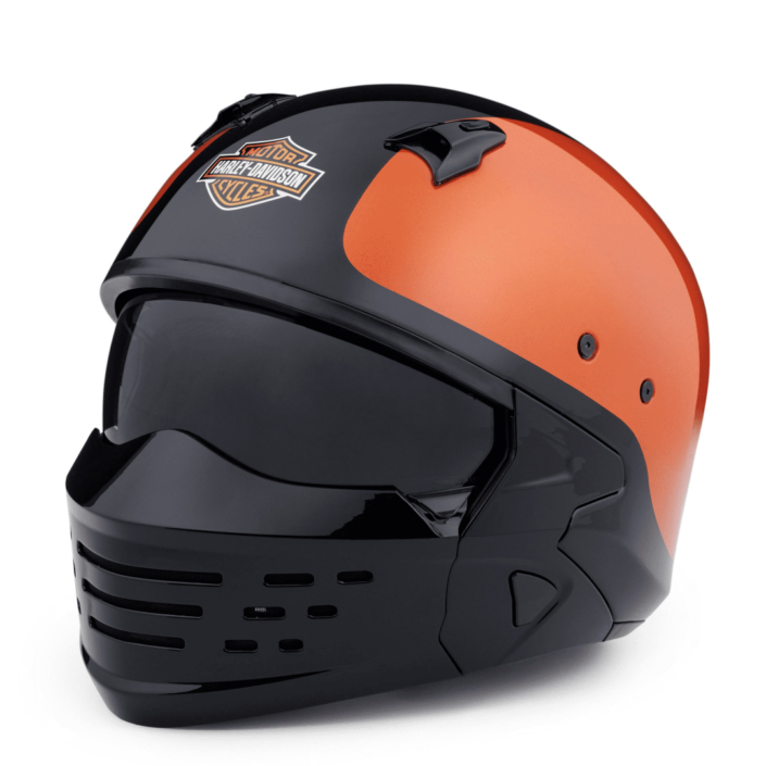 Casco Harley-Davidson® Sport Glide 2 in 1 X07 Helmet - Naranja / Negro ...