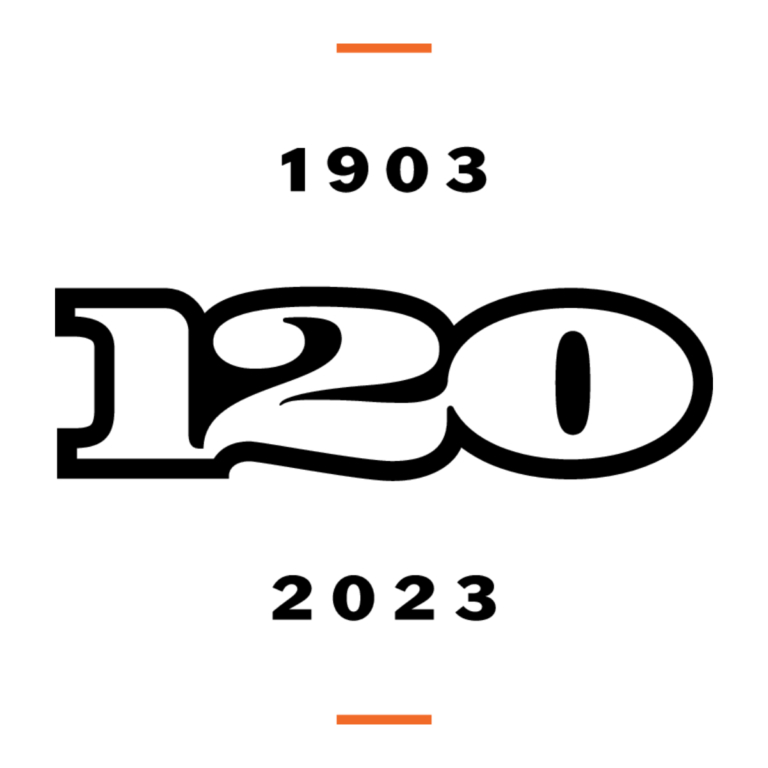 Camiseta 120 Aniversario Hombre Harley-Davidson® Men 120th Anniversary Tee - Negro, 96571-23VM