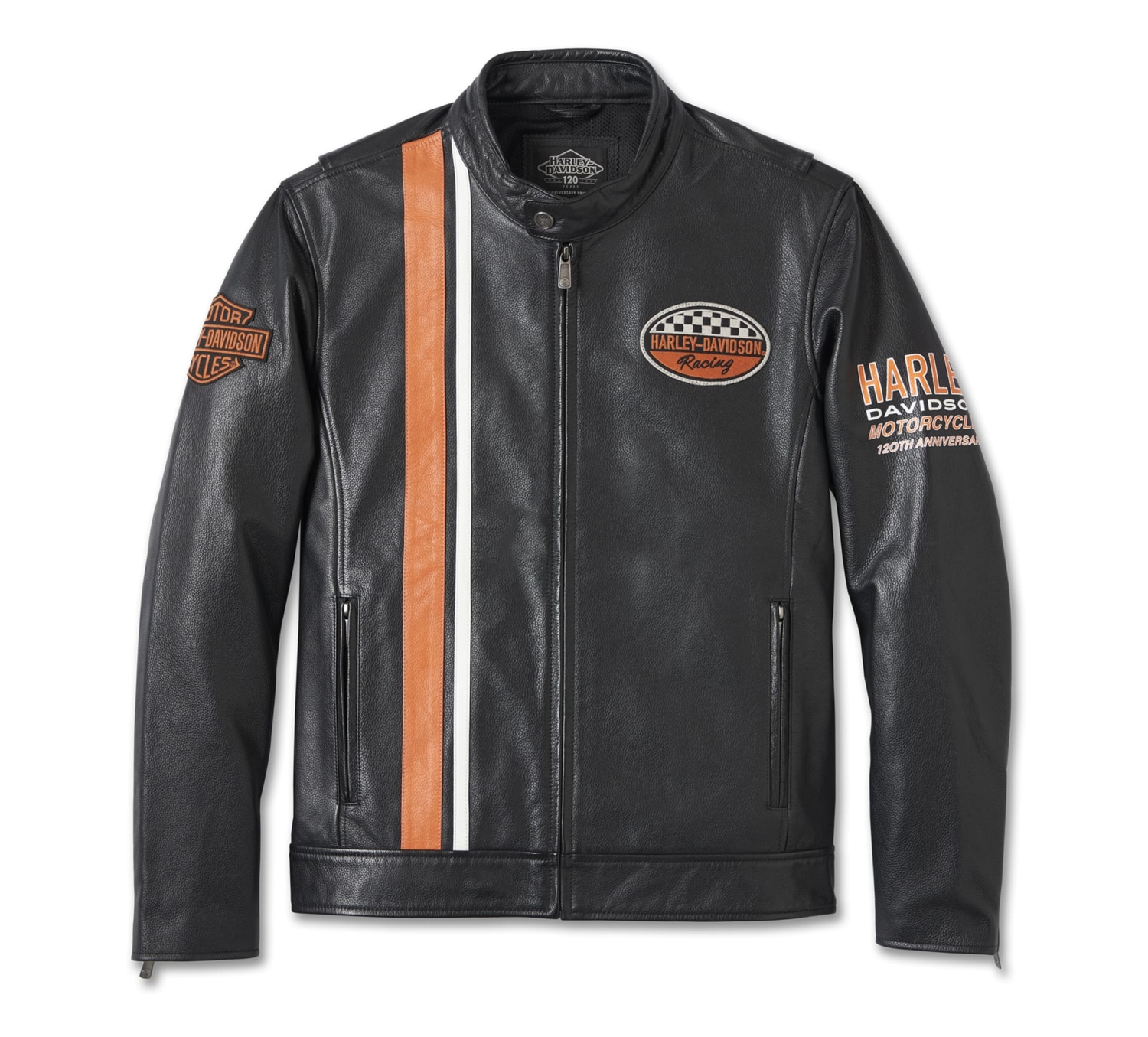 Chaqueta 120 Aniversario Cuero Hombre Harley-Davidson® Men 120th ...